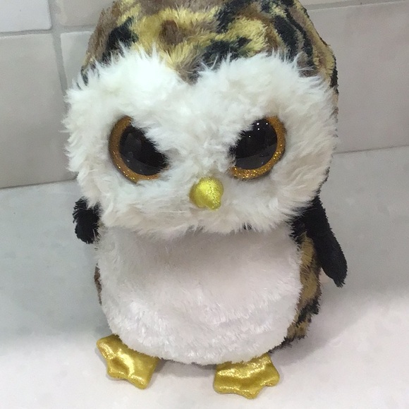Ty | Toys | Ty Med Beanie Boo Owliver The Camouflageowl Med 9inch ...